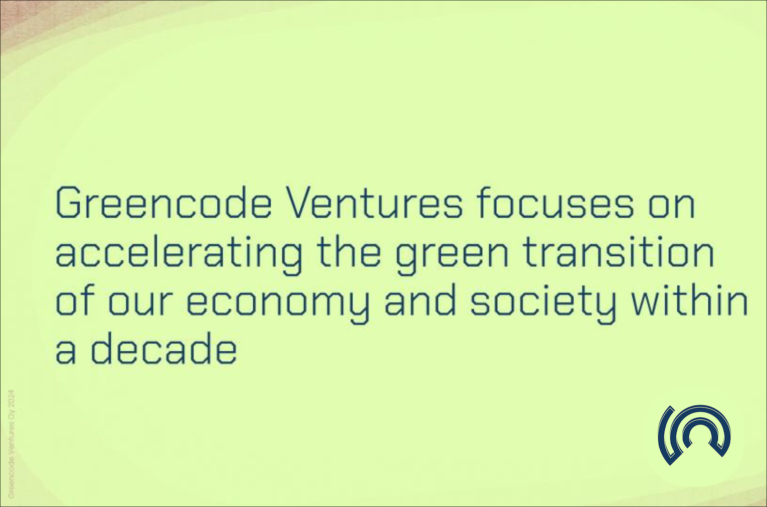 Greencode Venture's first Annual Impact Report is out